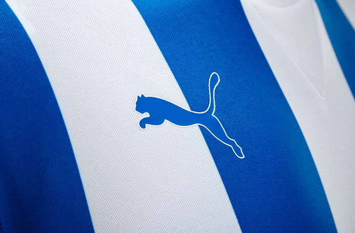 Mens Football Teamwear - Puma Stripe LS Jersey - Puma Royal-White