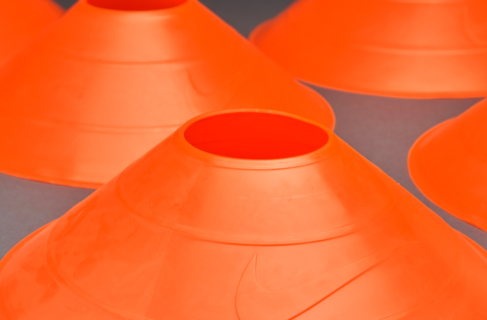 Nike 10 Pack Training Cones - Coaching Aids - Total Orange | Pro:Direct ...