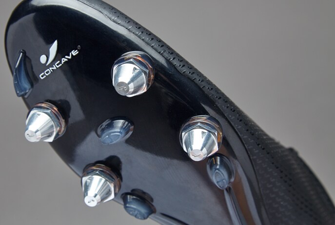 Concave Volt 1.0 SG - Mens Soccer Cleats - Soft Ground - Black/Pink