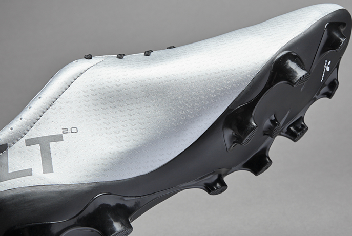Concave Volt 2.0 FG - Mens Soccer Cleats - Firm Ground - Silver/Blue