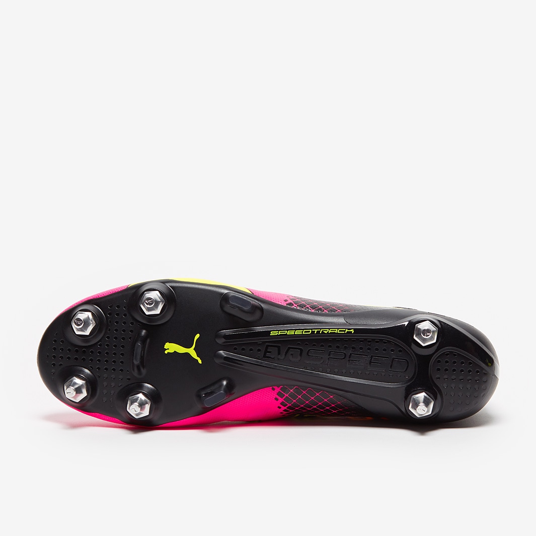 Puma evoSPEED II SL Tricks Mix SG - Mens Boots - Soft Ground - Pink Glo ...