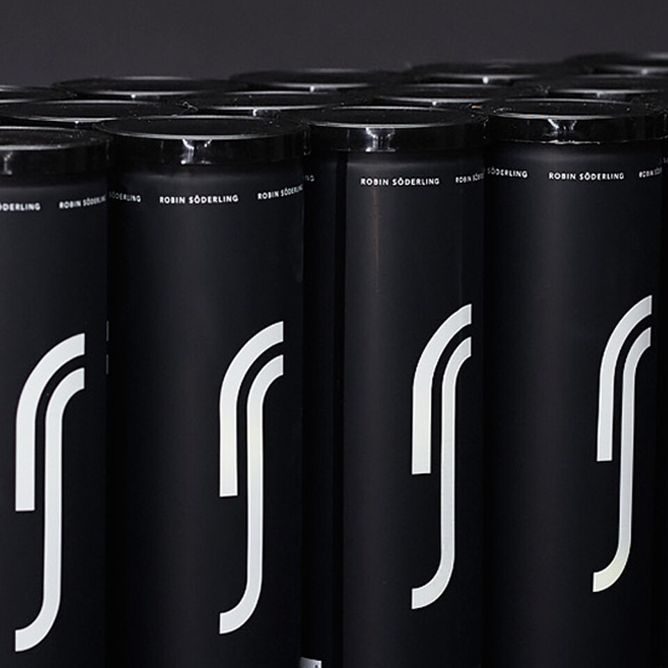 Robin Soderling All Court Tennis Ball (Black Edition) x 4 - Yellow