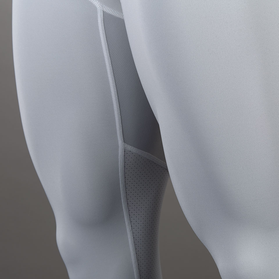 Mens Clothing - Nike Hypercool 3Qt Print Tight - White - 819701-100 | Pro:Direct Running