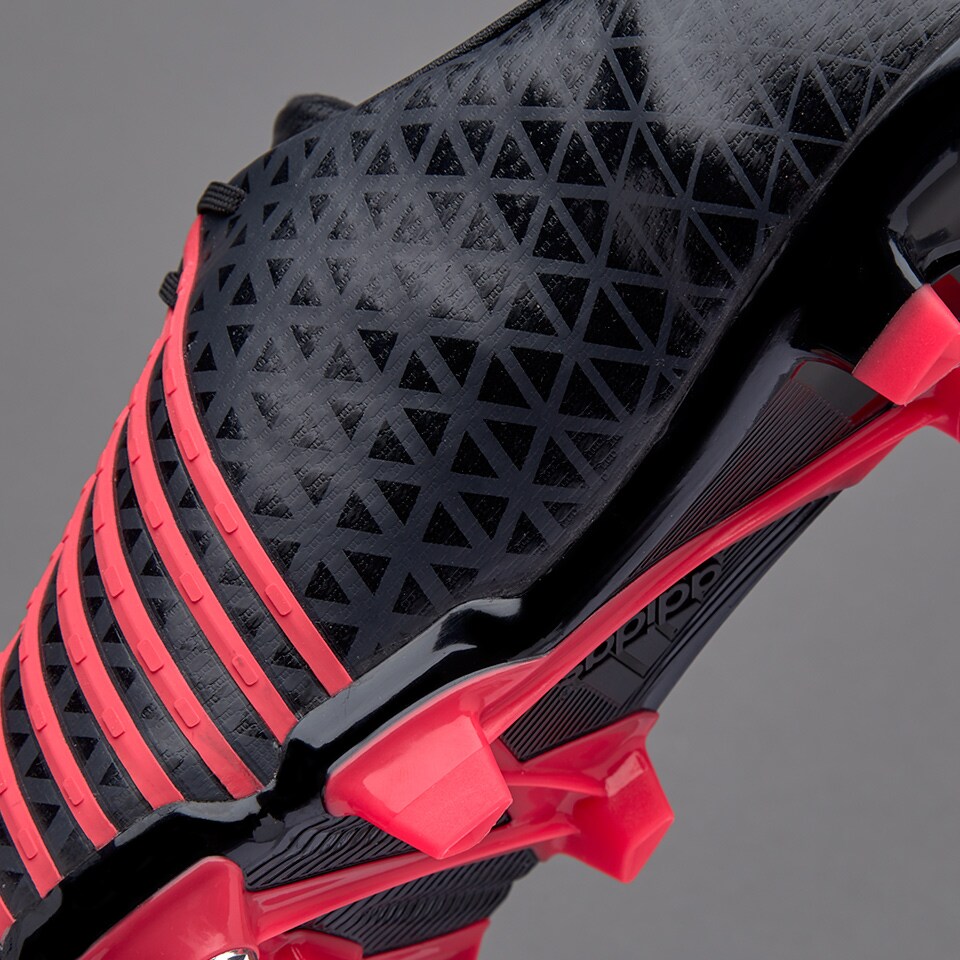 adidas Malice Elite SG - Mens Boots - Core Black/Shock Red/Solid Grey