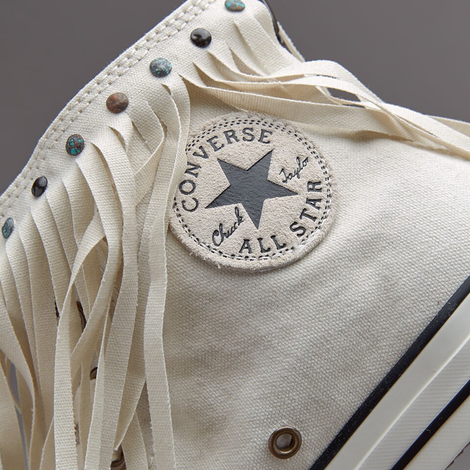 Womens Shoes - Converse Womens Chuck Taylor All Star Fringe Hi ...
