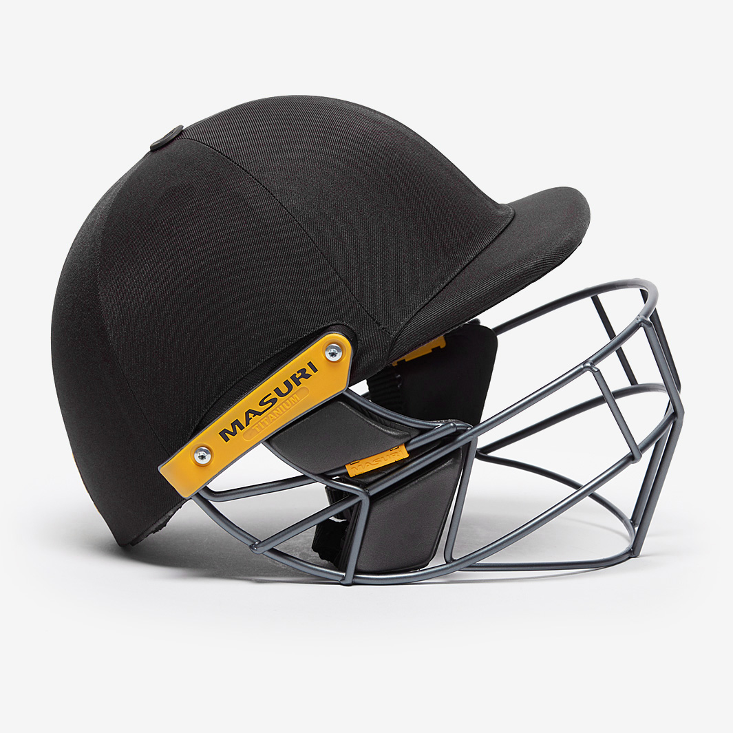 Masuri OS2 Test Titanium Helmet - Batting Equipment - Black