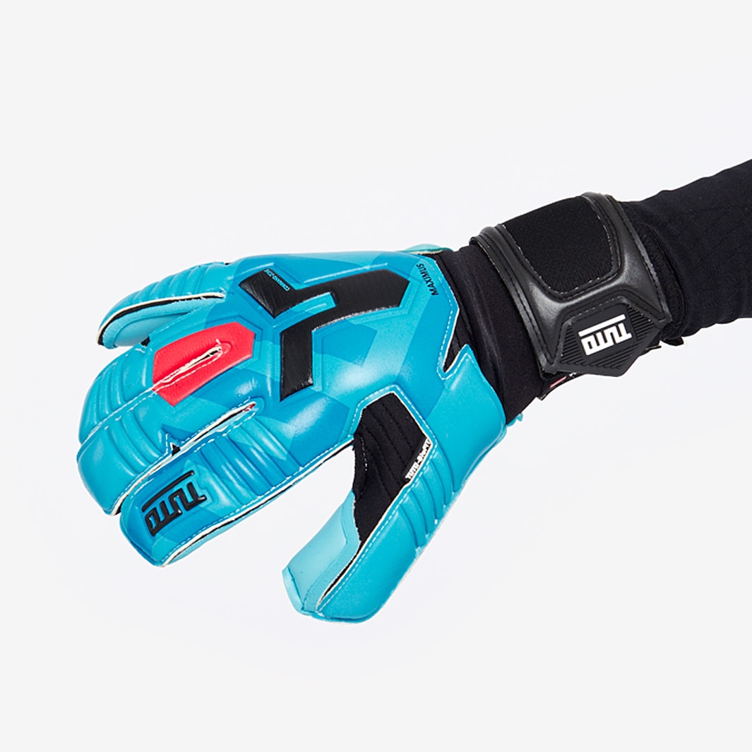 Tuto Maximus Junior Aqua Shield - Junior GK Gloves - Rollfinger - Cyan ...