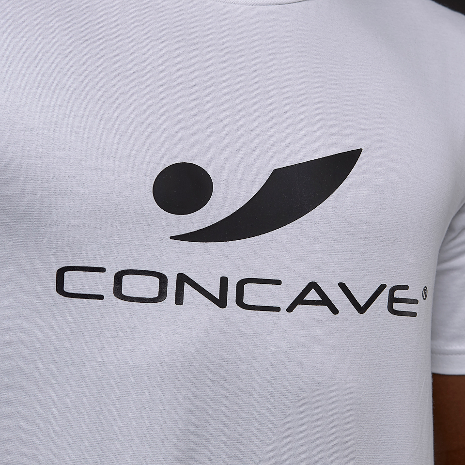 Concave Casual Logo - Mens Clothing - T-Shirts - White/Black ...