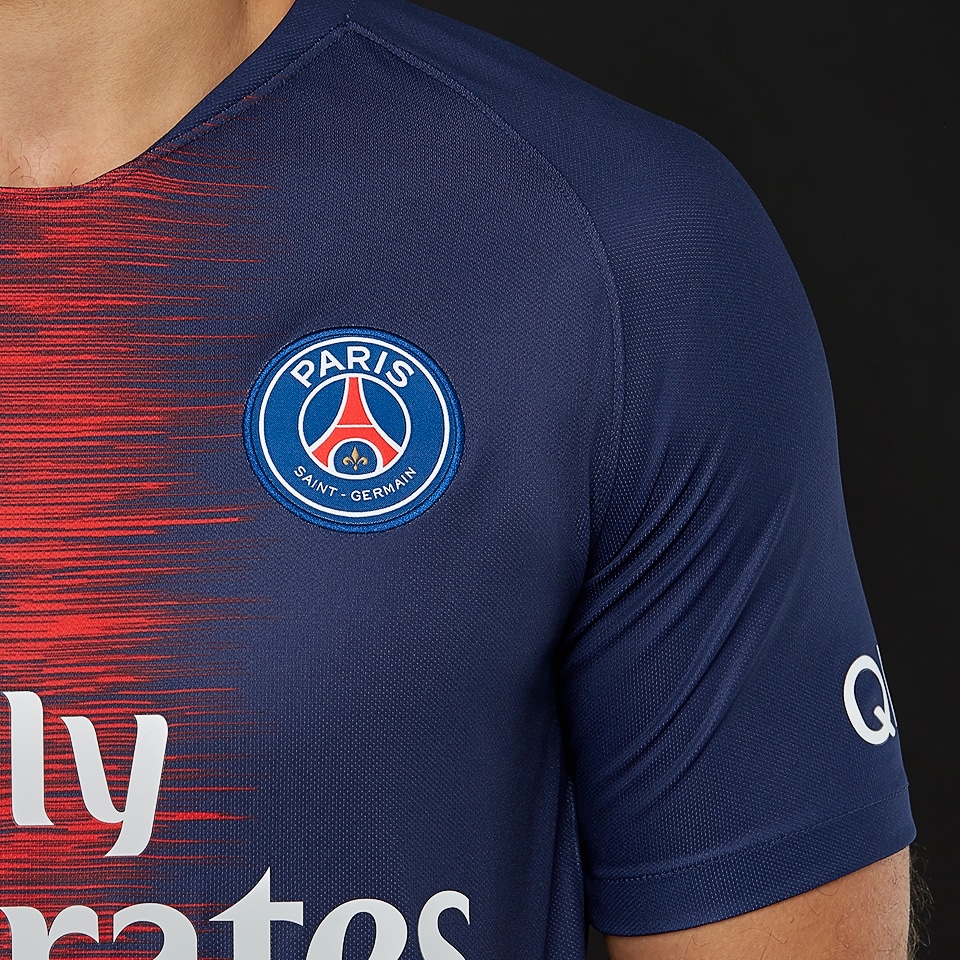 Nike Paris Saint-Germain 2018/19 Stadium Home SS Jersey - Midnight Navy ...