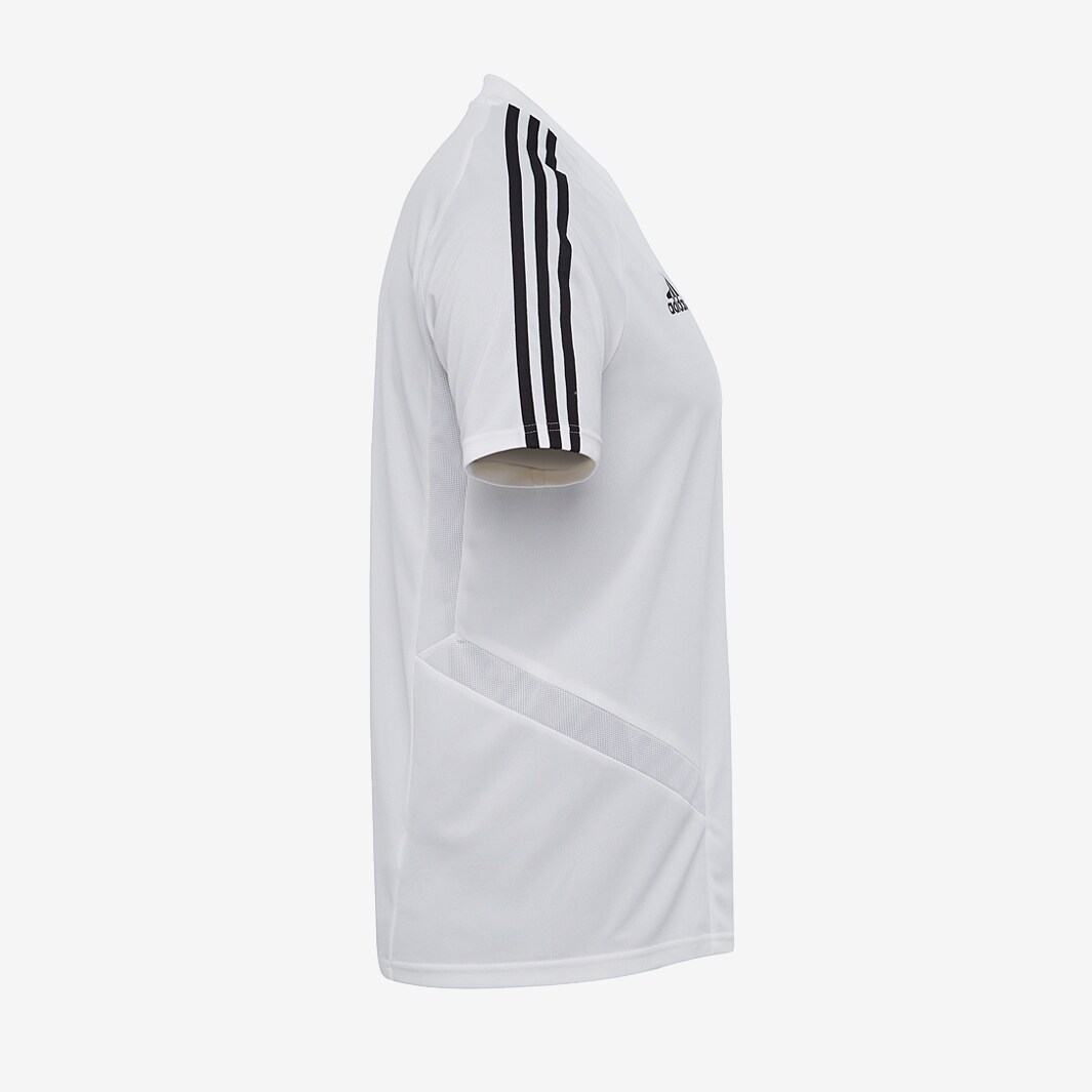 adidas Tiro 19 Training Jersey - White/Black - Mens Football Teamwear