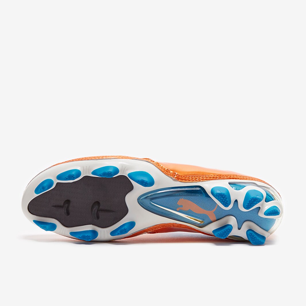 Puma v1.10 LL I FG - Red/Blue/White - Mens Boots - Firm Ground