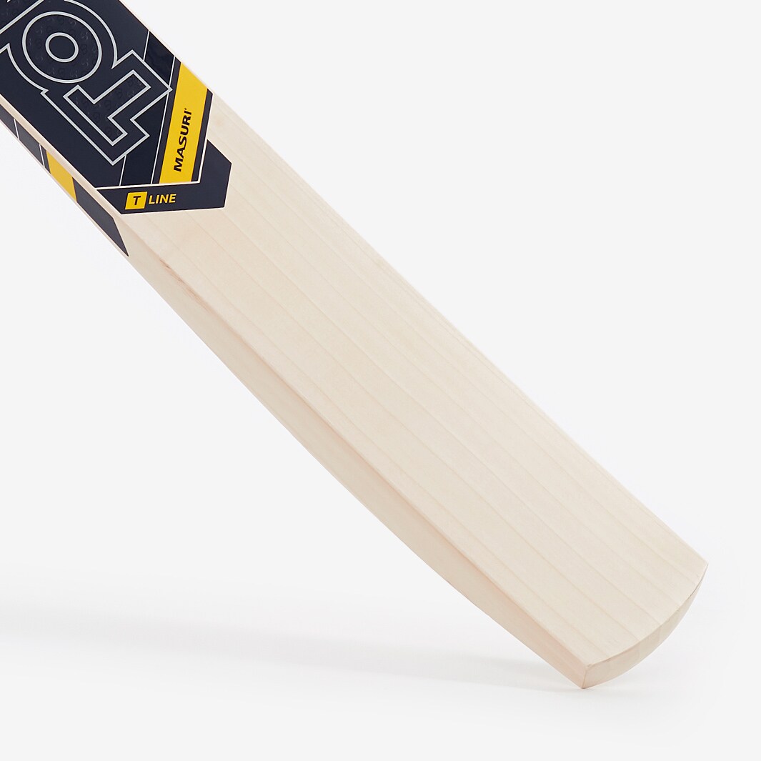 Masuri T-Line Cricket Bat - Black/ Chrome - Cricket Bats - Elite