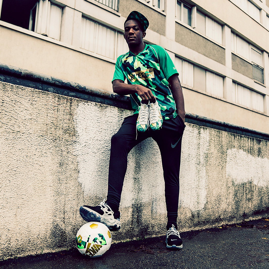 Nike Kylian Mbappe Dry Bondy Shirt SS - Lucid Green/Electro Green/White ...