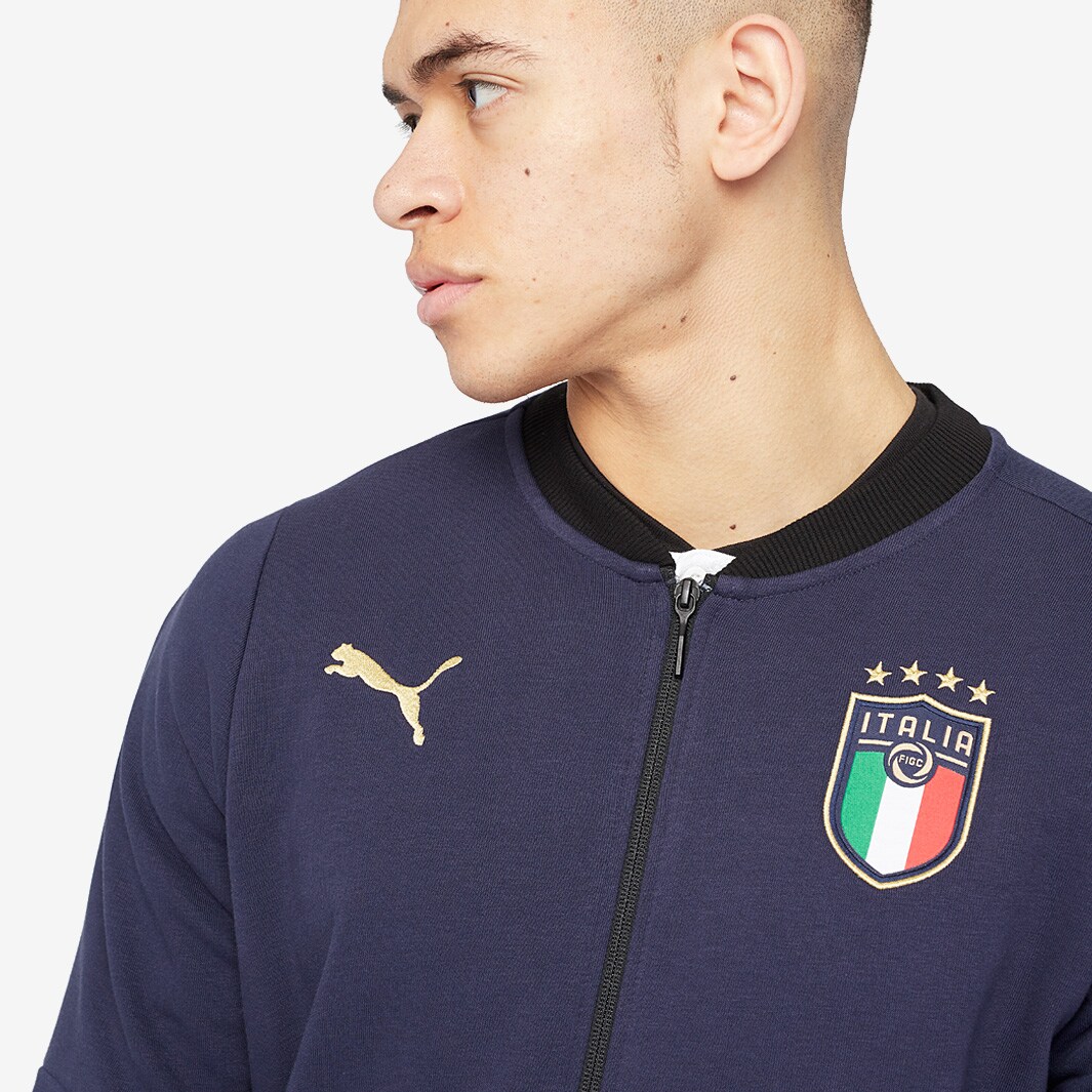 Puma Italy 2020 Casuals Jacket - Peacoat/Puma Team Gold - Mens Replica ...