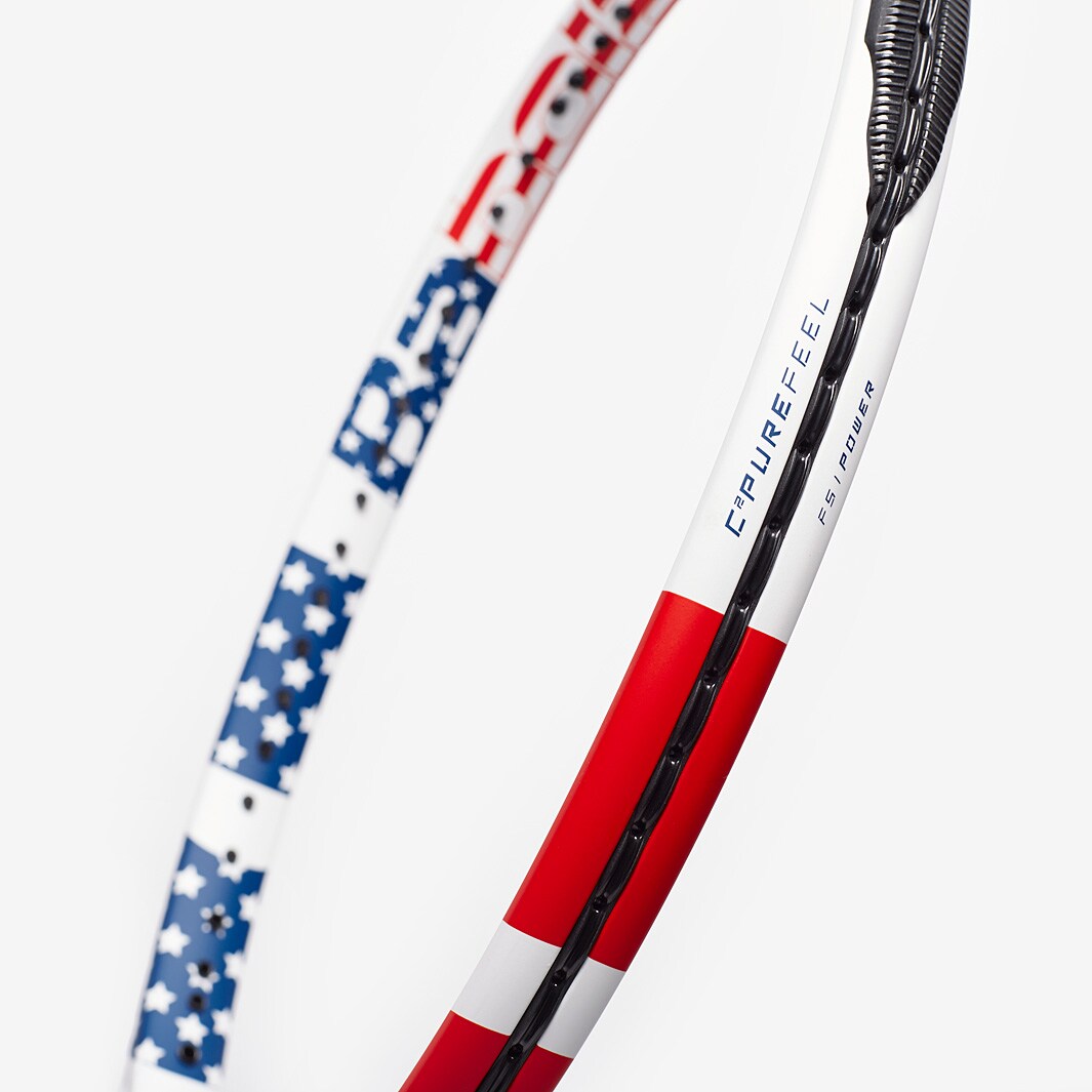 Babolat Pure Strike USA Unstrung - White/Blue/Red - Mens Rackets | Pro ...