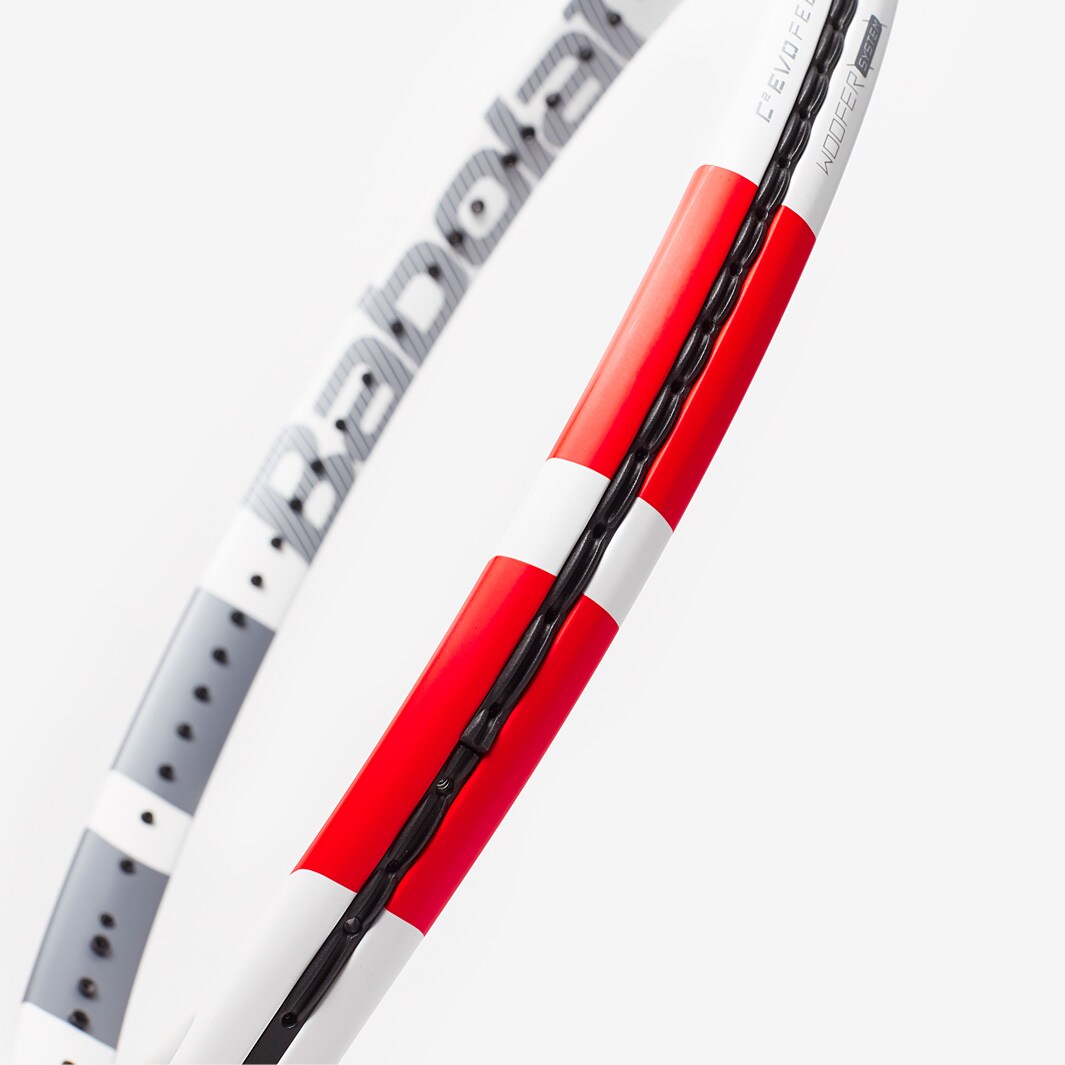 Babolat Strike Evo - White/Blue/Red - Mens Rackets
