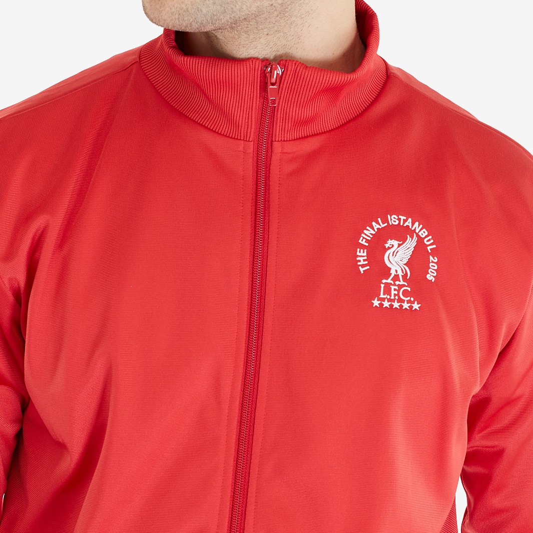Liverpool FC Retro Istanbul 2005 Walkout Jacket - Red - Mens Replica ...