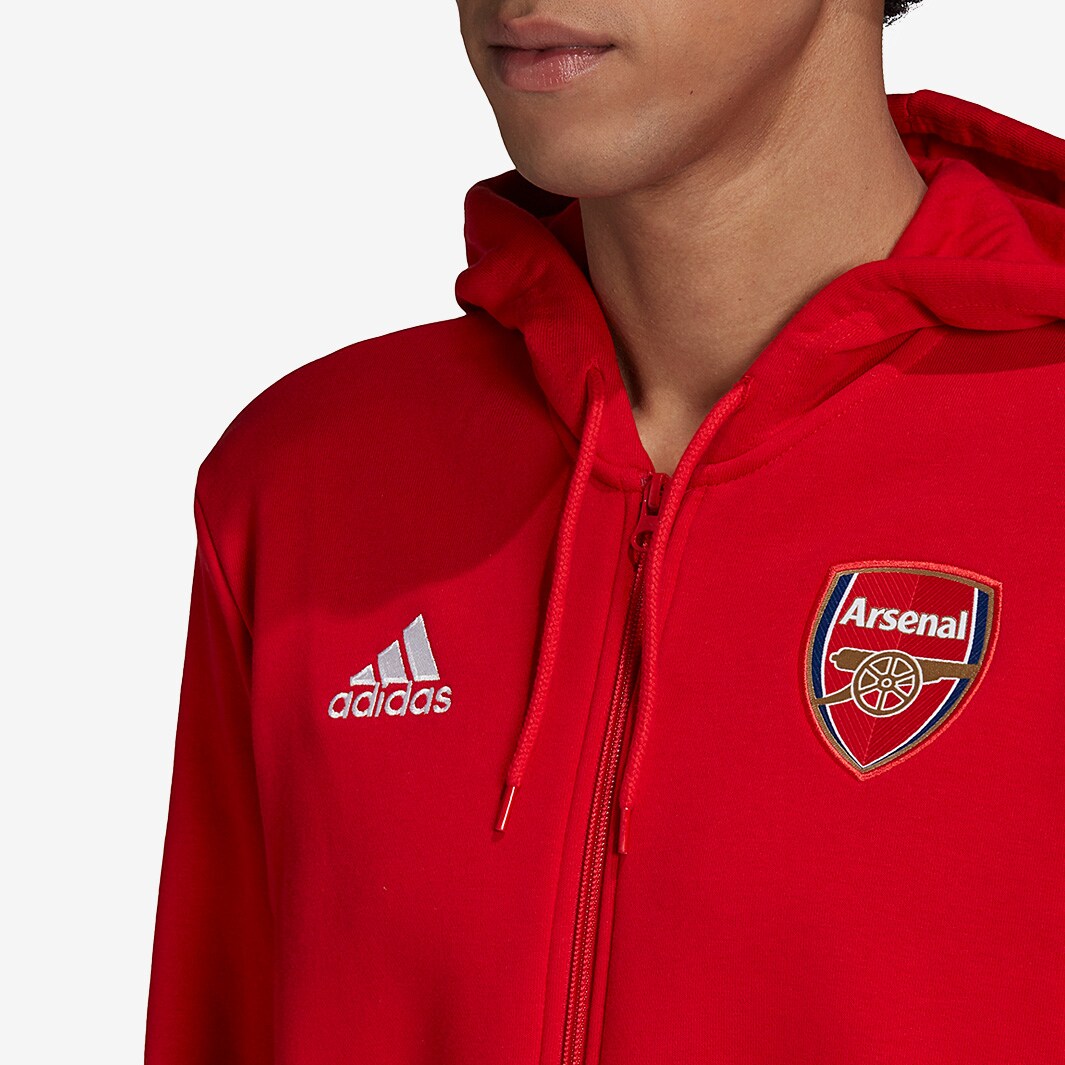 Sweat adidas Arsenal 20/21 3S FZ HD - Cramoisi - Maillots et tenues ...