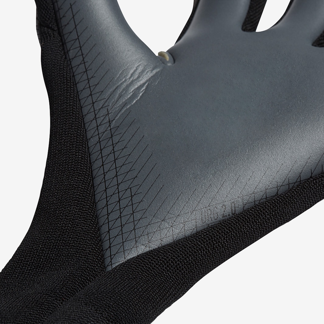 adidas X Pro - Grey/Black/Cyan - Gloves - Mens GK Gloves