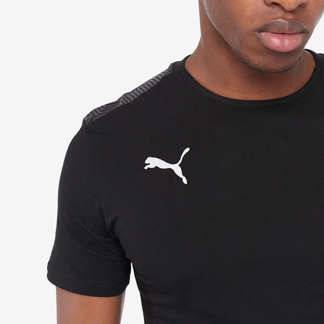 Puma AC Milan 20/21 Casuals Tee - Puma Black/Puma White - Mens Replica ...