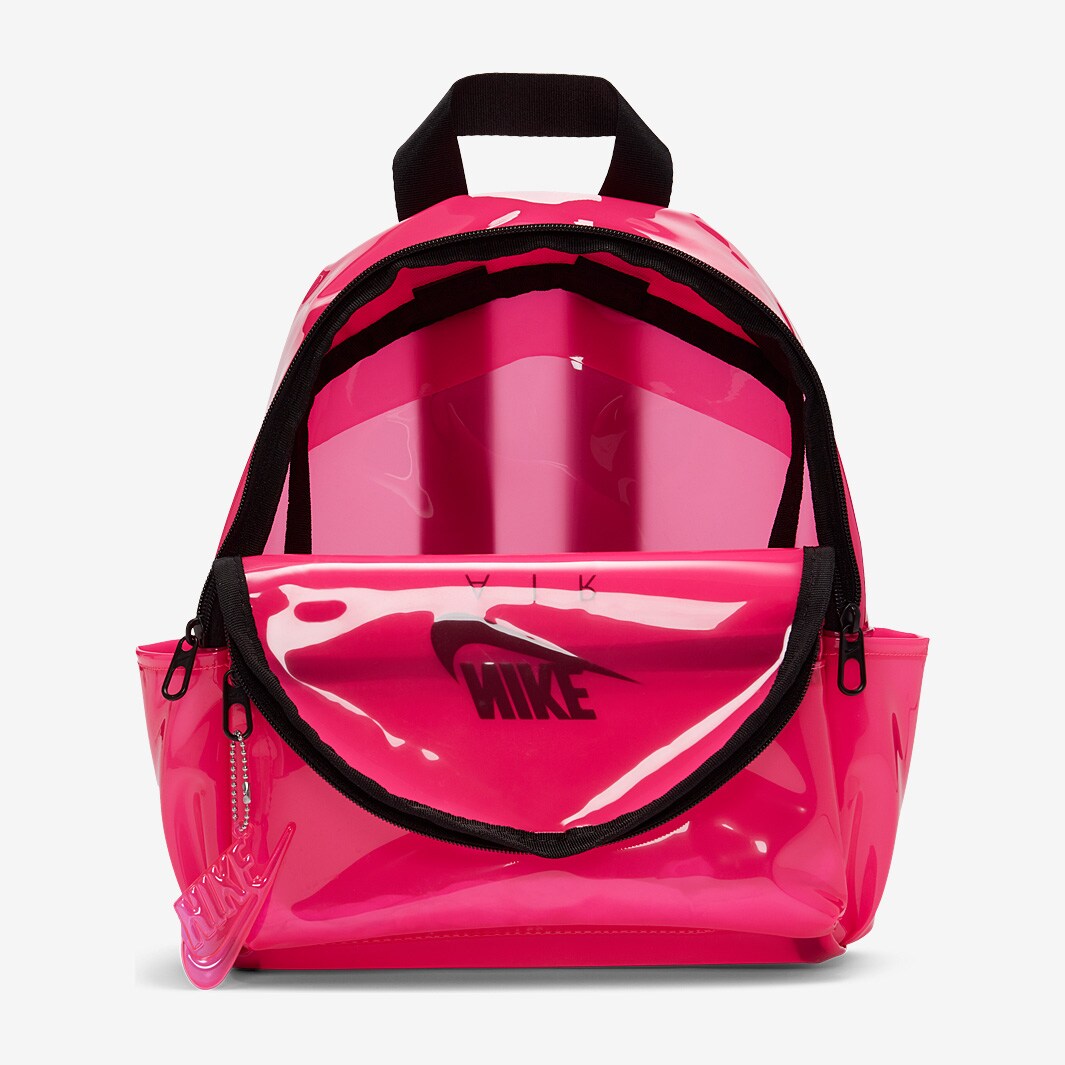 Nike Sportswear Just Do It Clear Mini Backpack - Pink Blast/Black ...