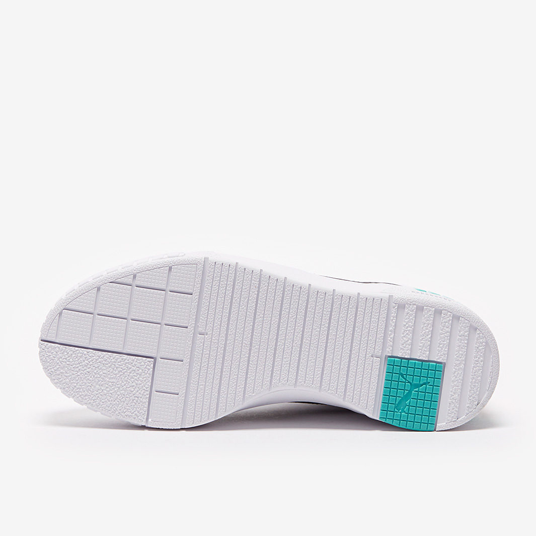 Puma Womens Cali Sport - Puma White/Elektro Pool - Trainers - Womens ...