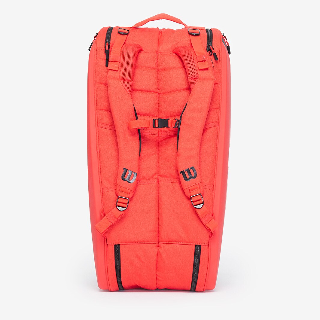 Wilson RF DNA 12 Racket Bag - Infrared - Bags & Luggage