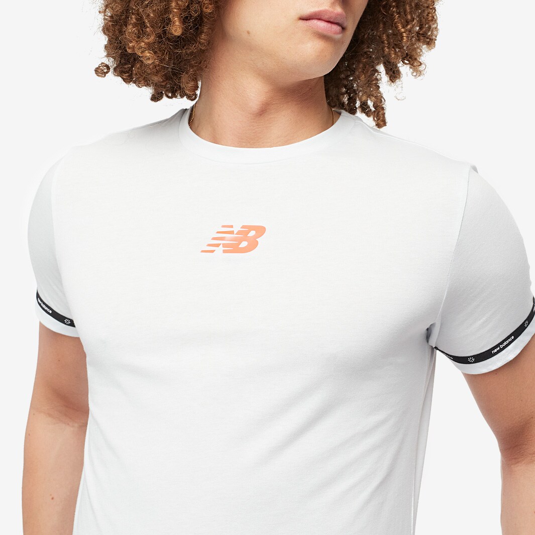 New Balance ST Graft SS Tee - Grey - Mens Clothing