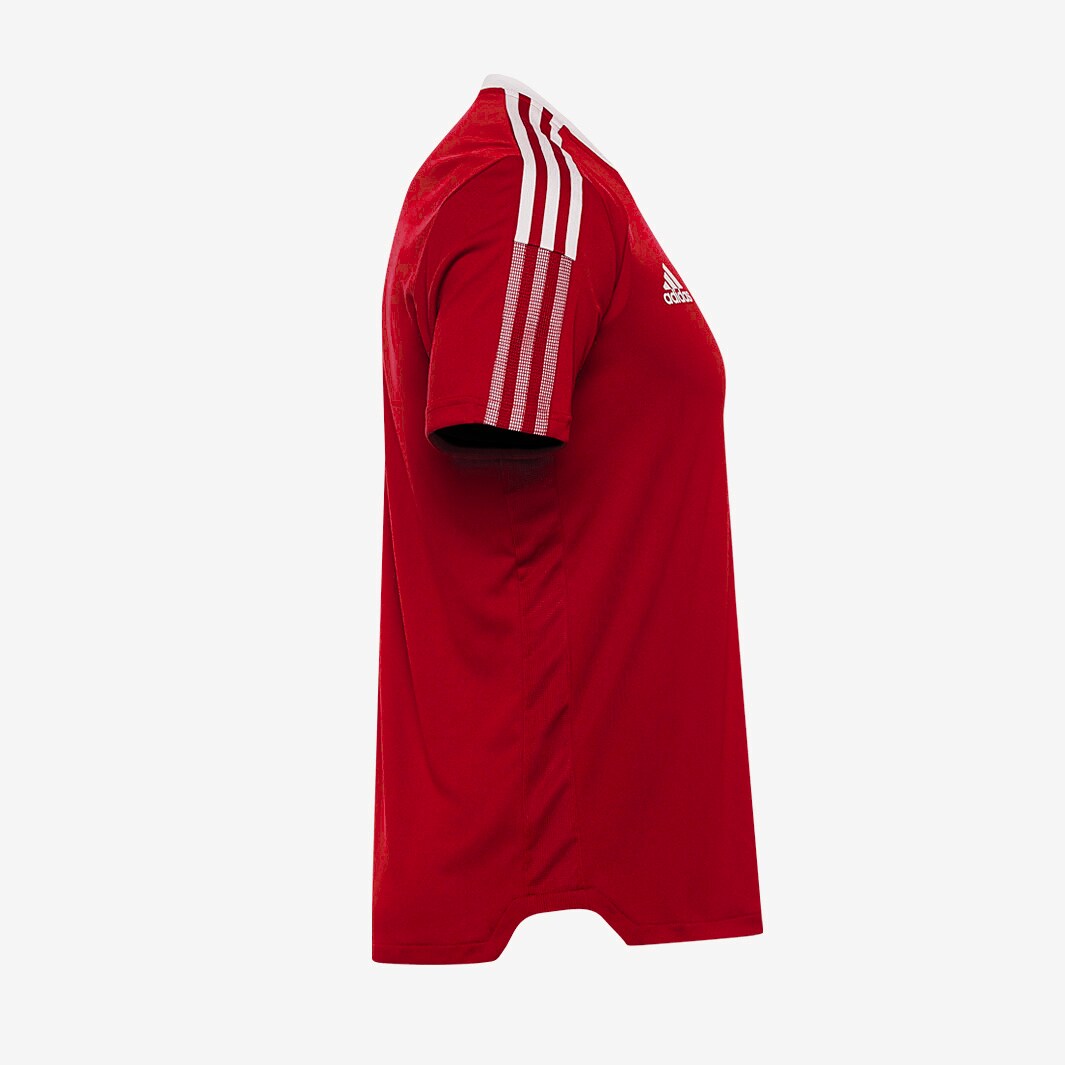 Adidas Tiro 21 Training Jersey Team Power Red Mens Football Teamwear