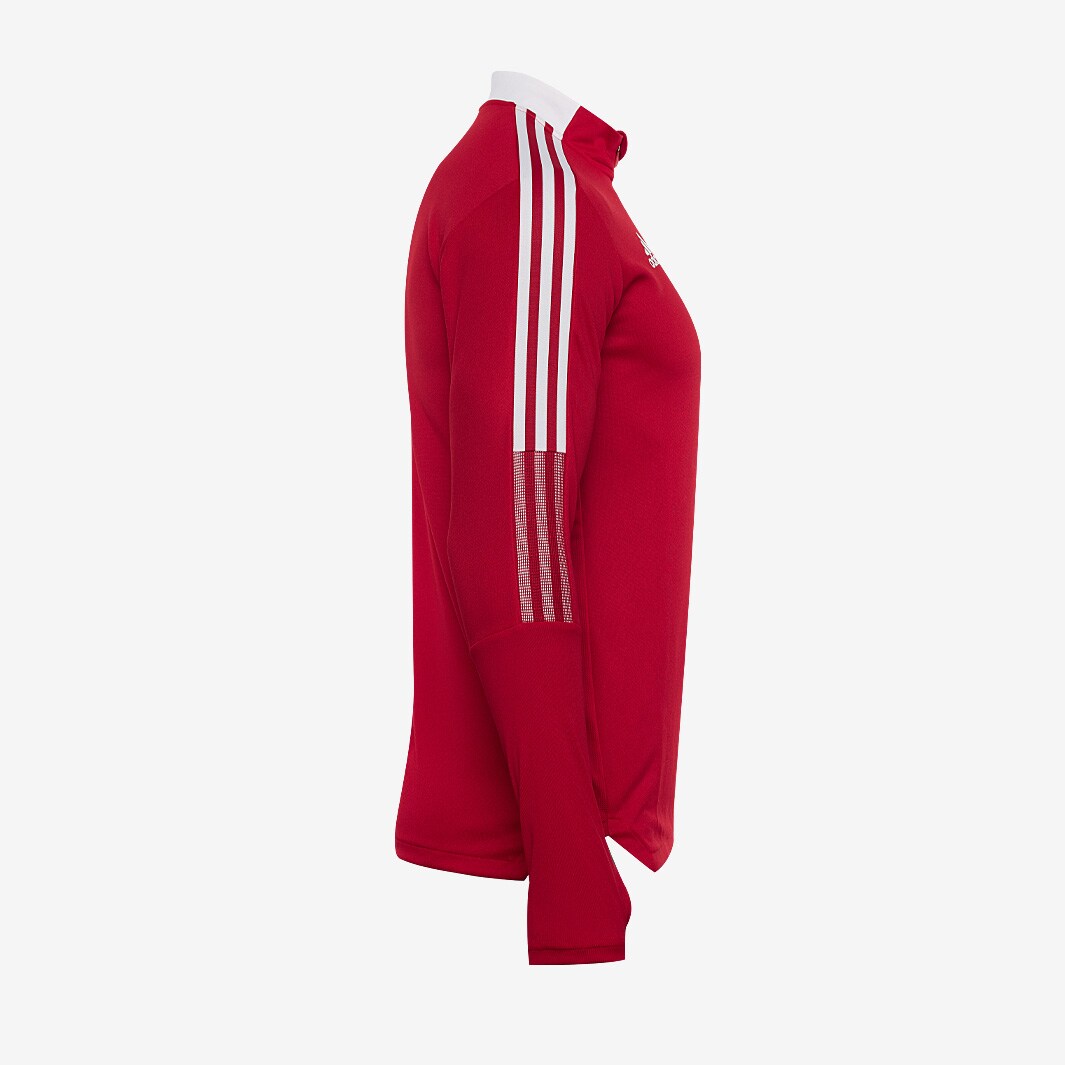 Adidas Tiro 21 Training Top Team Power Red Mens Football Teamwear