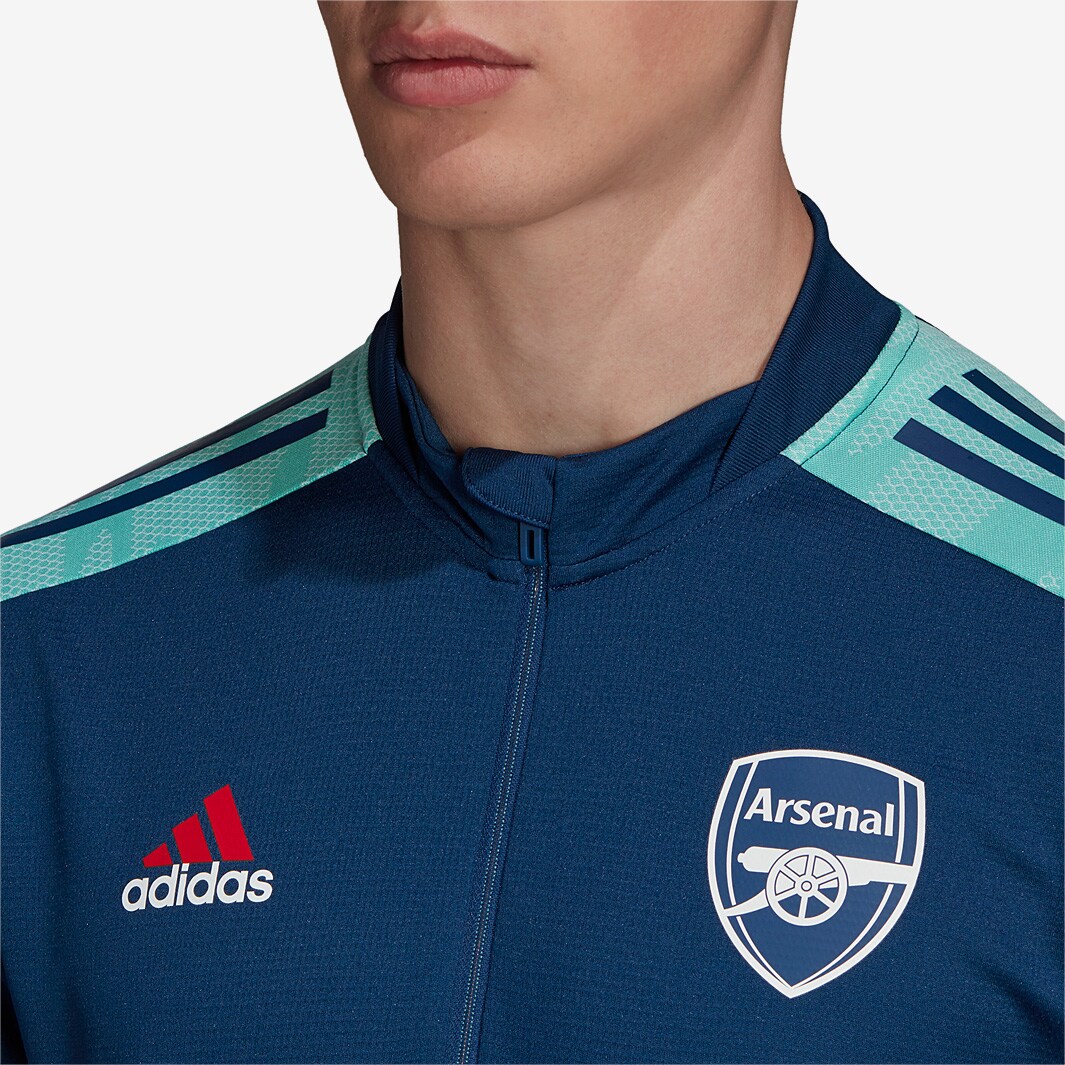 adidas Arsenal 21/22 Cup Training Top - Mystery Blue - Mens Replica