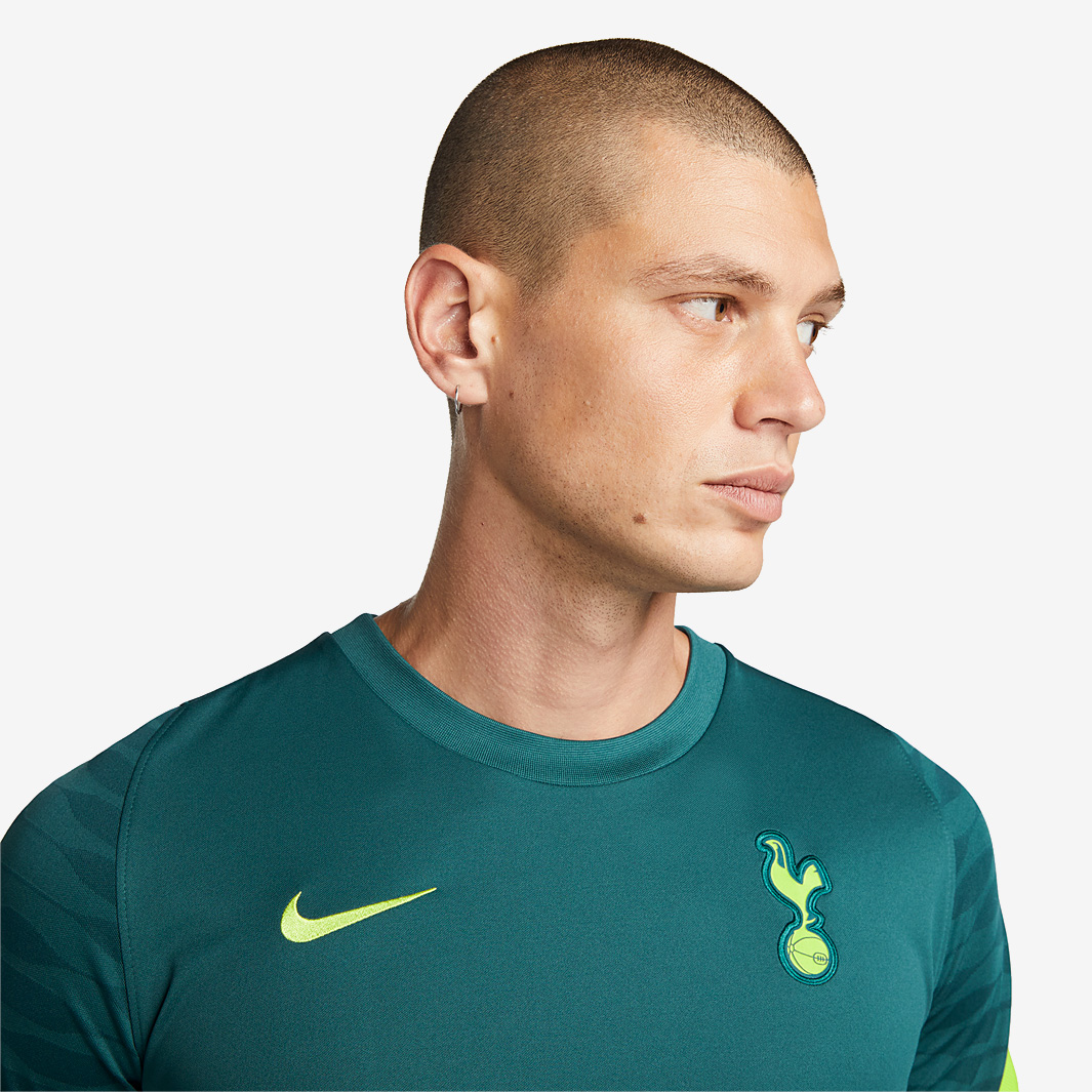 Haut Nike Tottenham Hotspur 21/22 Dri-FIT Strike SS - Vert Ardoise ...