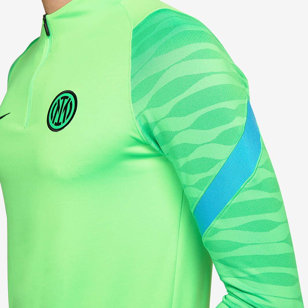 Top Nike Inter Milano 21/22 Dri-FIT Strike Drill - Verde Strike/Blu ...