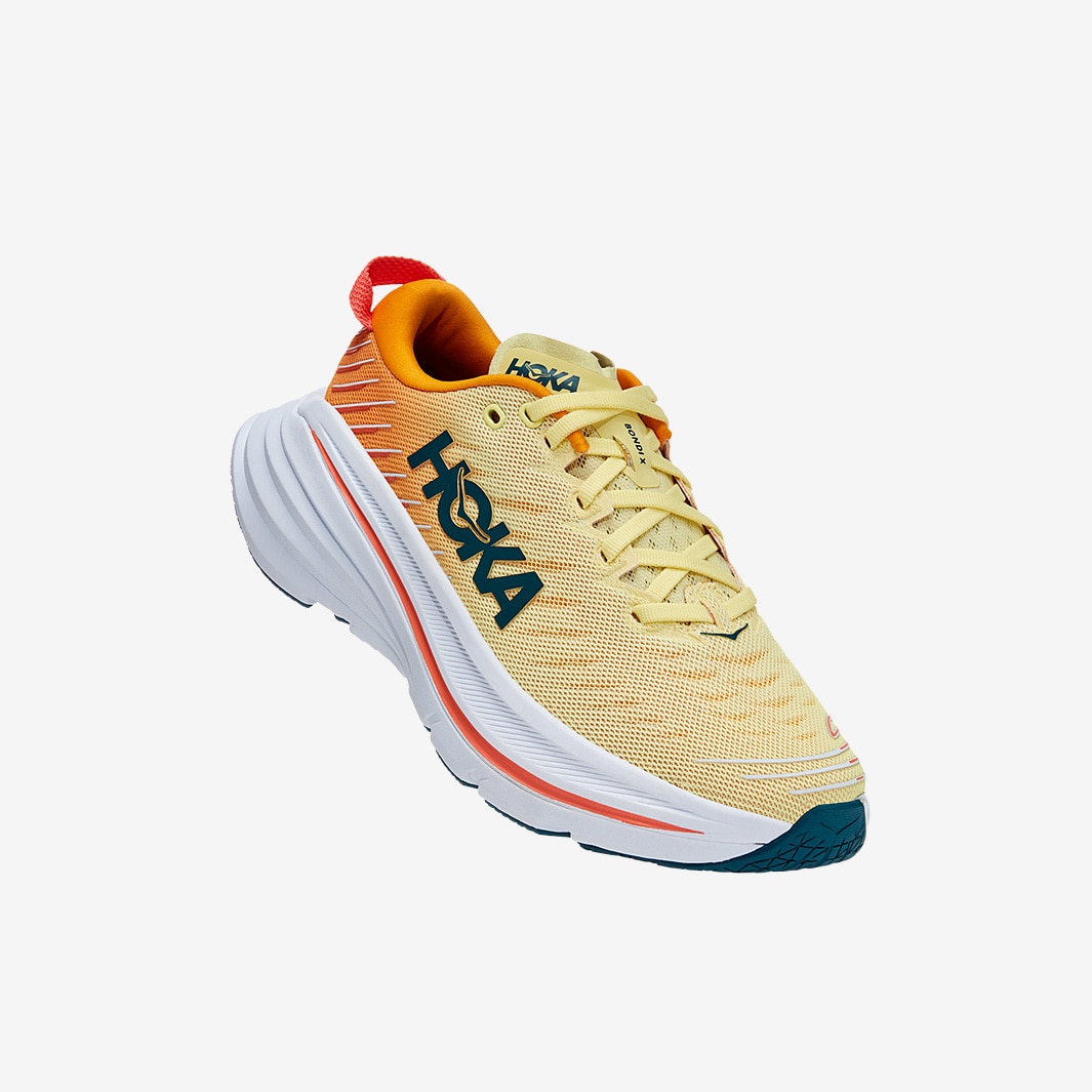 Hoka Womens Bondi X - Yellow Pear/Radiant Yellow - Womens Shoes