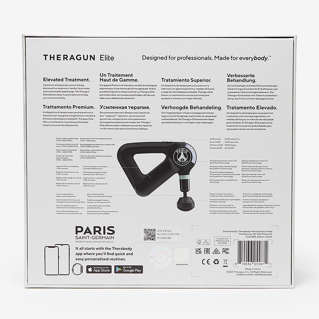 Theragun Elite PSG - Black - Accessories