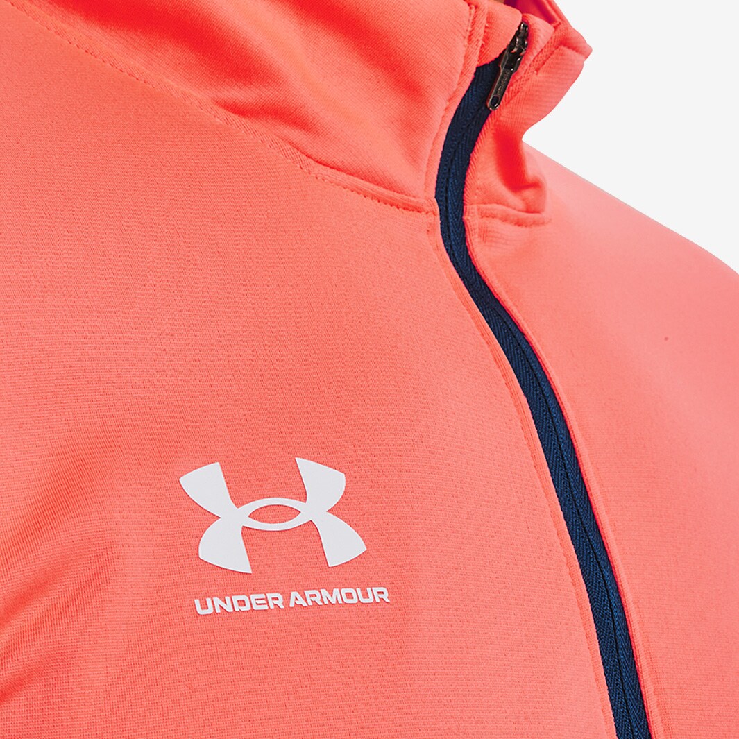 Under Armour Challenger Midlayer - Deep Sea/Electric Tangerine/White ...