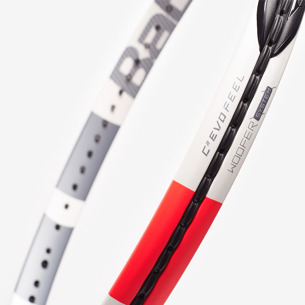Babolat Strike Evo U - White/Black/Red - Mens Rackets