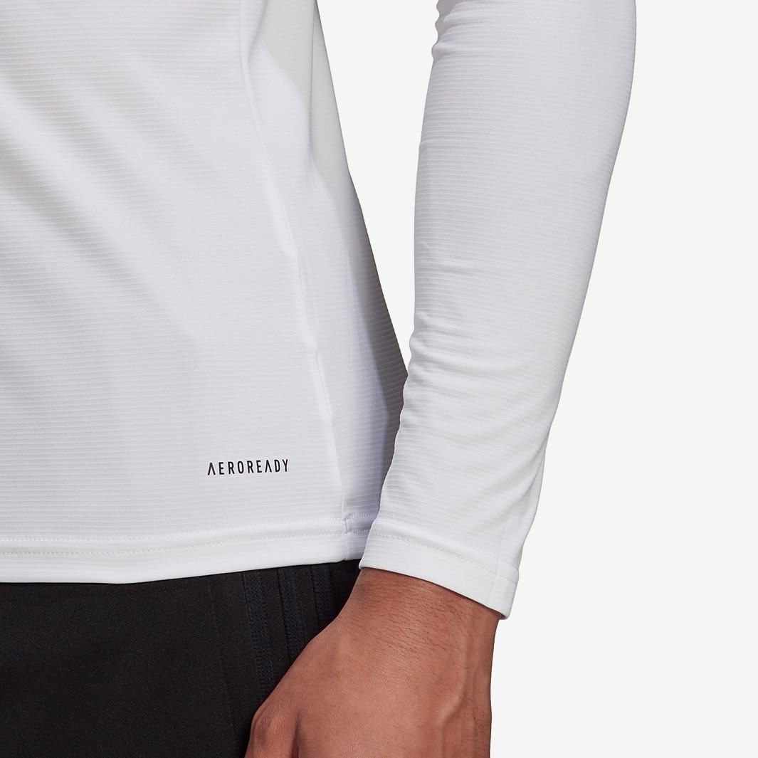 adidas Team Base Tee 21 - White - Mens Base Layer | Pro:Direct Running
