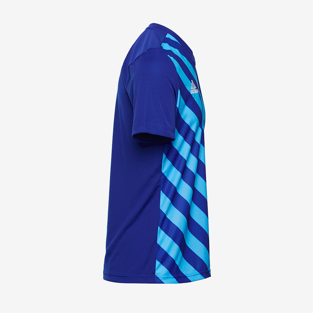 adidas Entrada 22 GFX SS Shirt - Royal Blue/App Sky Rush - Mens ...
