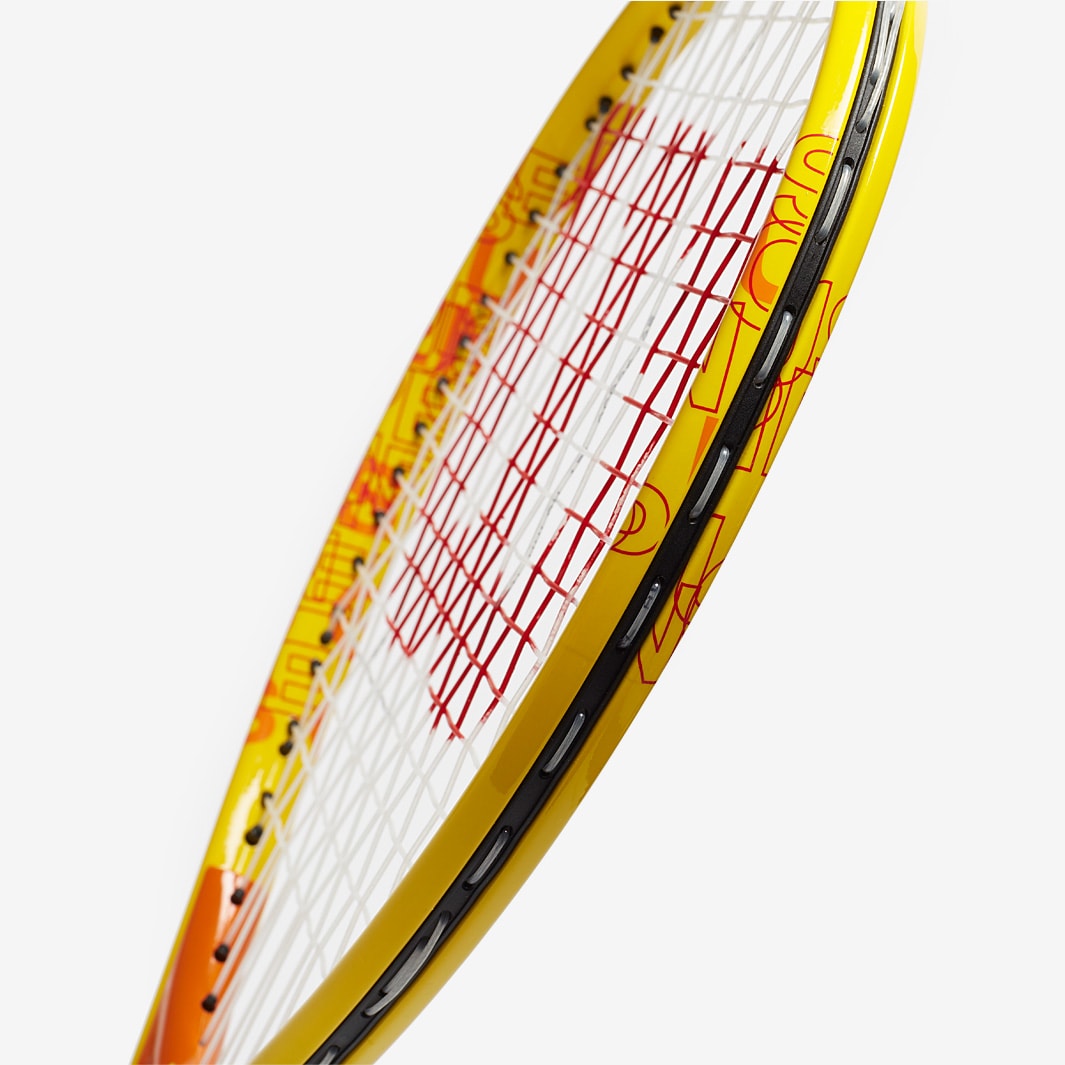 Wilson Junior US Open 19 - Yellow/Red - Boys Rackets