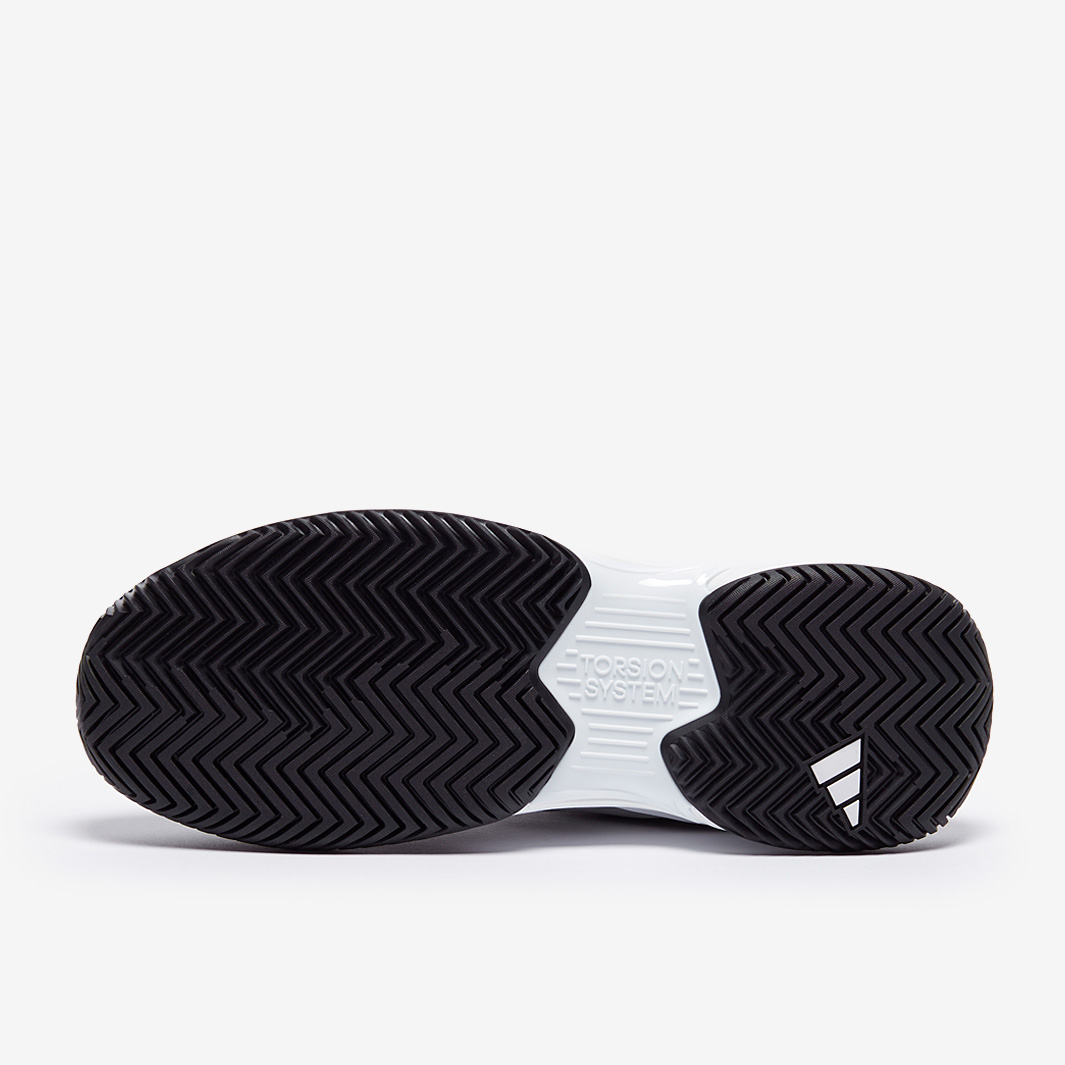 adidas CourtJam Control - Core Black/Silver Met/White - Mens Shoes