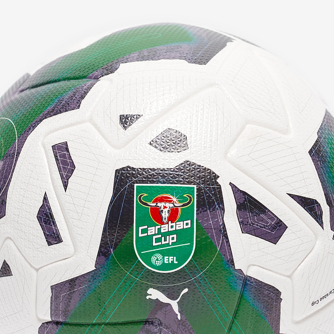 Puma Orbita 1 Carabao Cup Ball (FIFA Quality Pro) - Puma White/Amazon ...