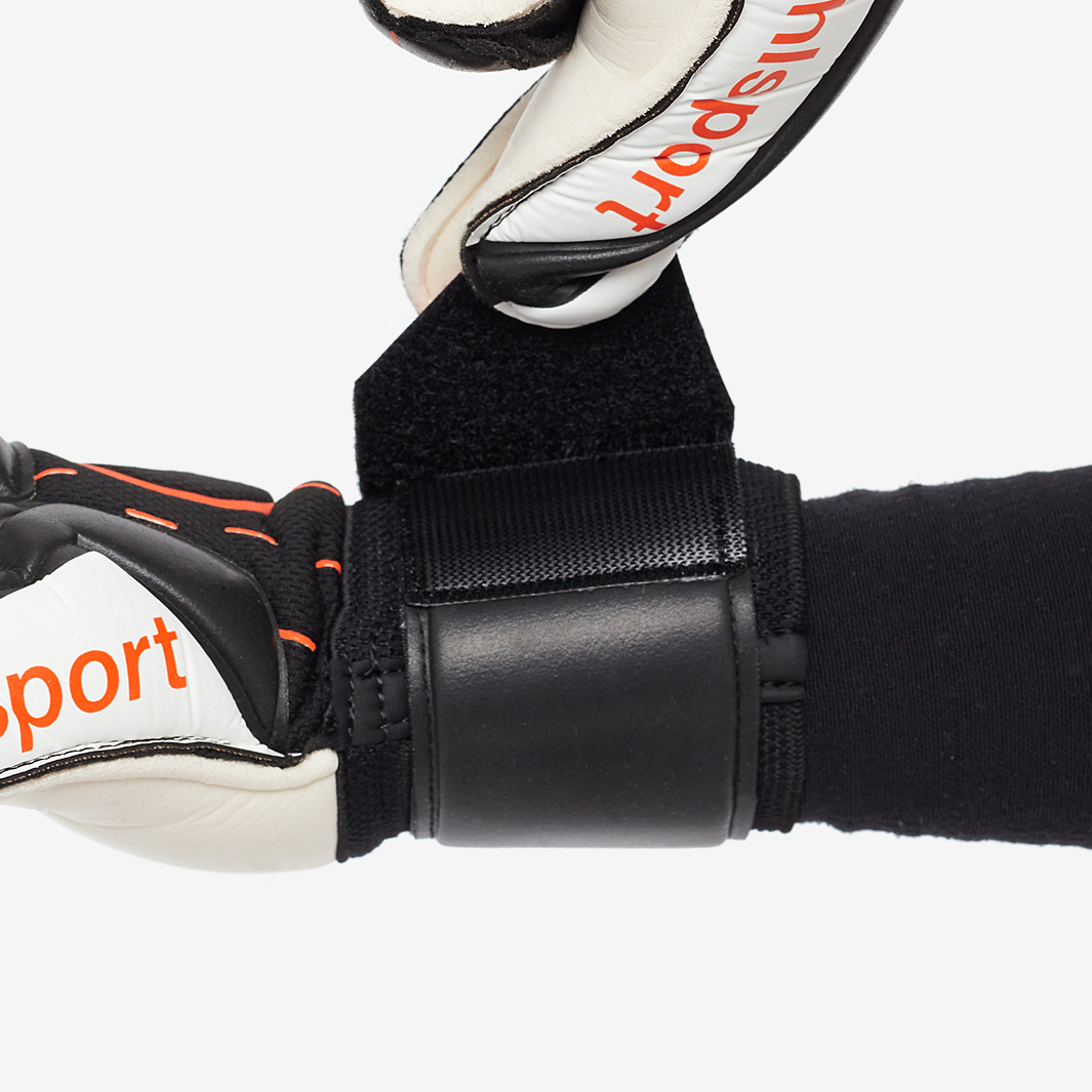 Uhlsport Speed Contact Supersoft - Black/White/Fluo Orange - Mens GK ...