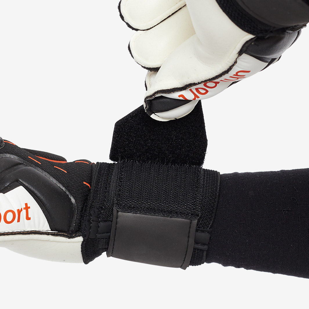 Uhlsport Speed Contact Soft Pro - Black/White/Fluo Orange - Mens GK ...