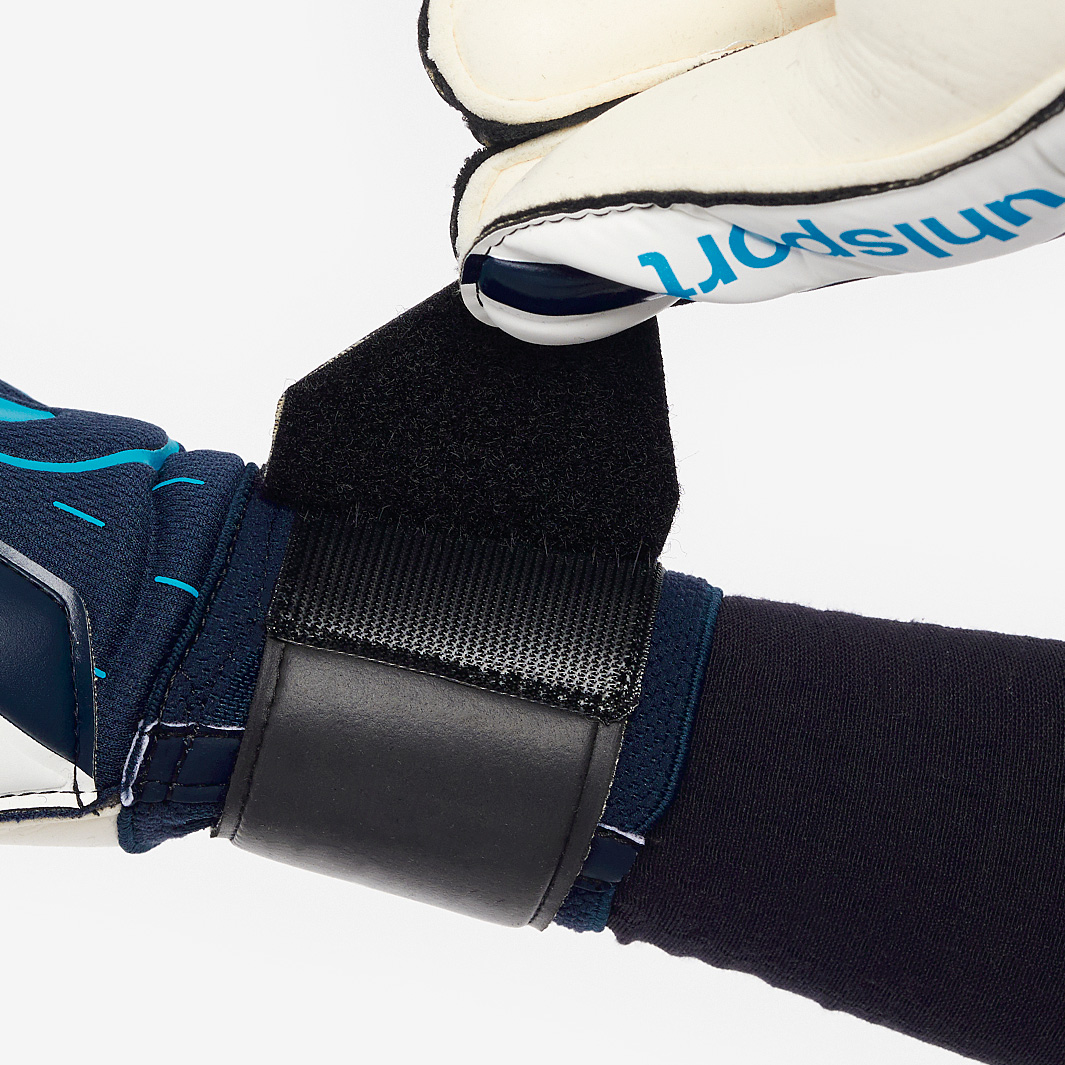 Uhlsport Speed Contact Supersoft - Navy Blue/Black/Fluo Blue - Junior ...