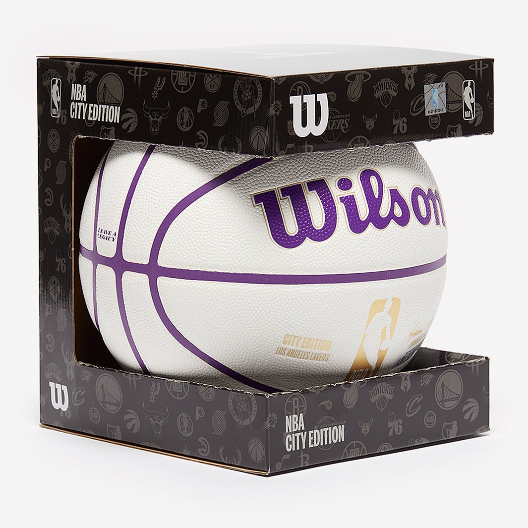 Wilson NBA Los Angeles Lakers City Edition Collector - Size 7 ...