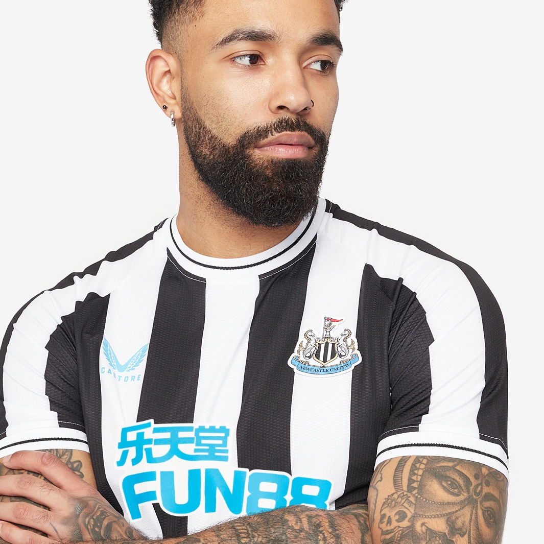 Castore Newcastle United 22/23 Pro Home Shirt With Sponsor - Black ...