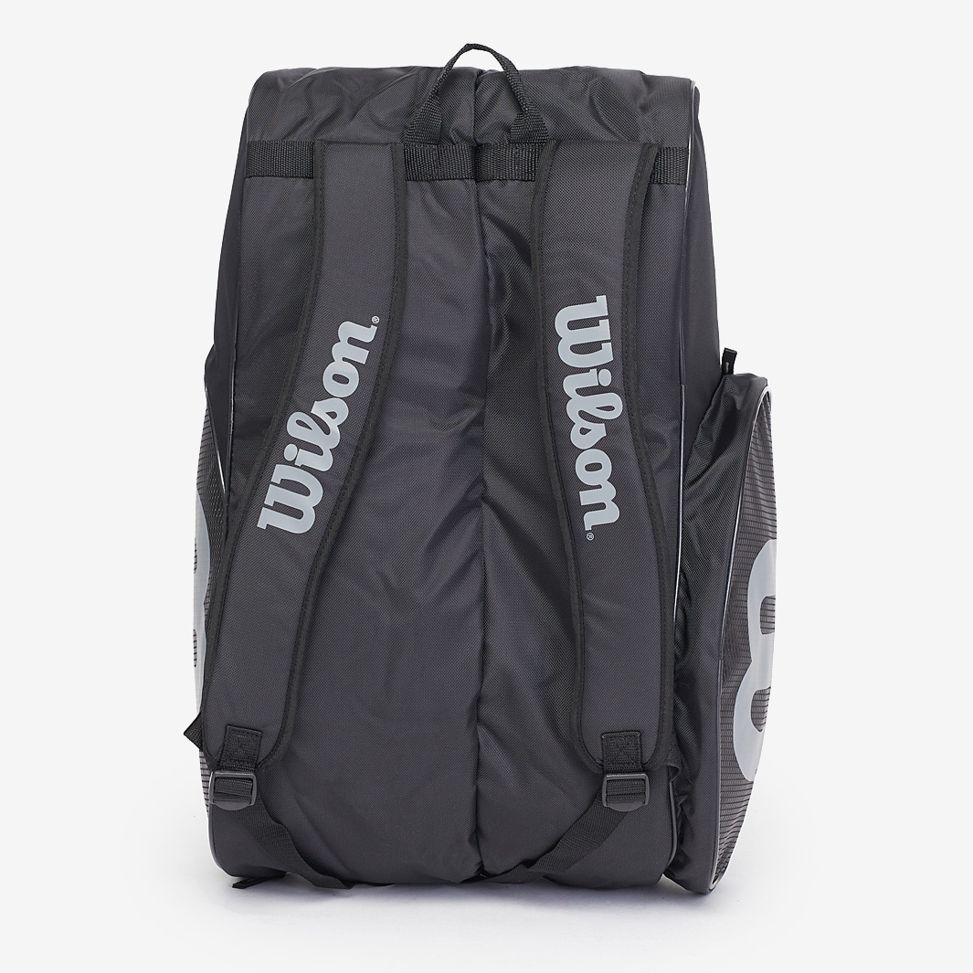 Wilson Team Padel Bag - Black/Charcoal - Padel Bags