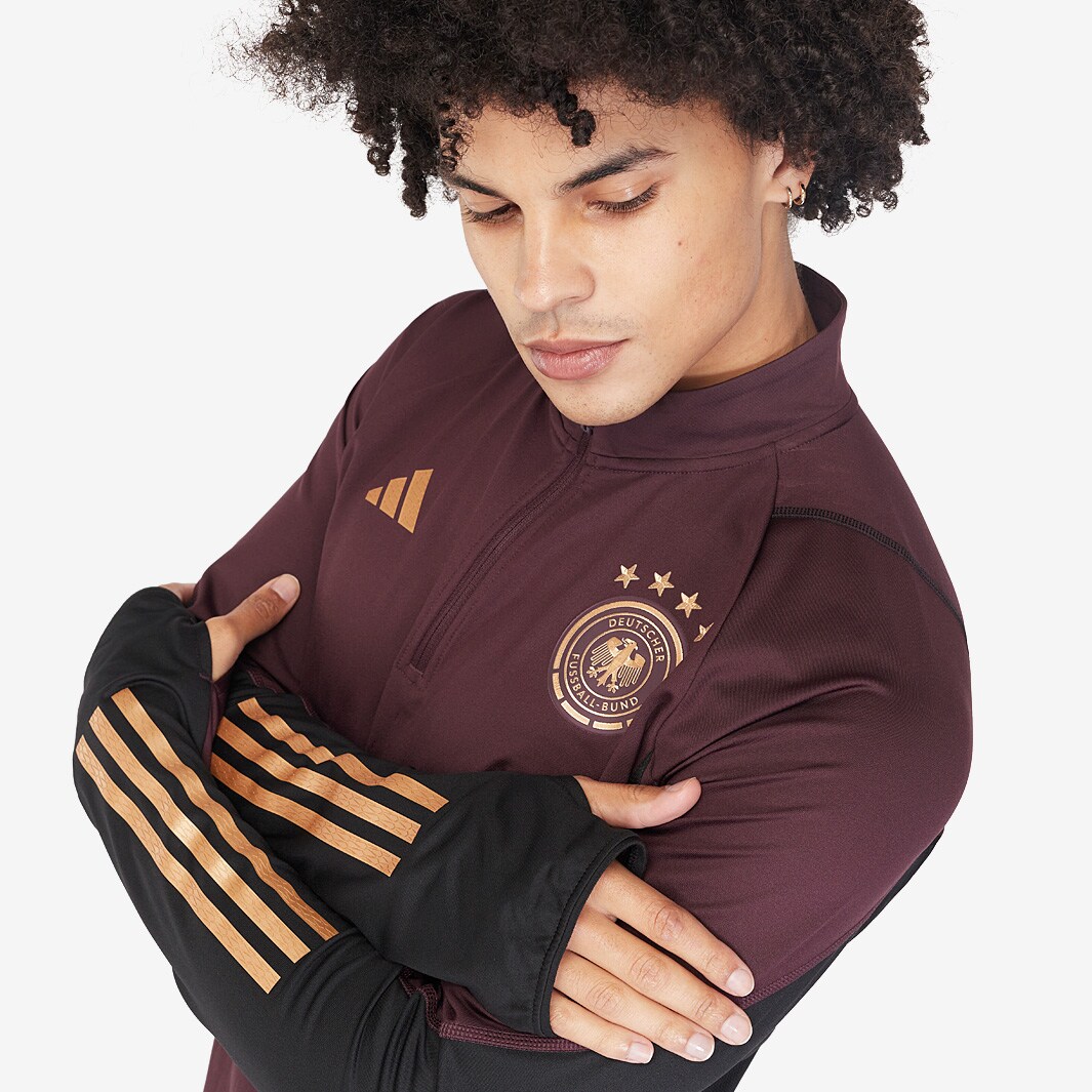 adidas Germany 2022 Pro Top - Shadow Maroon - Mens Replica