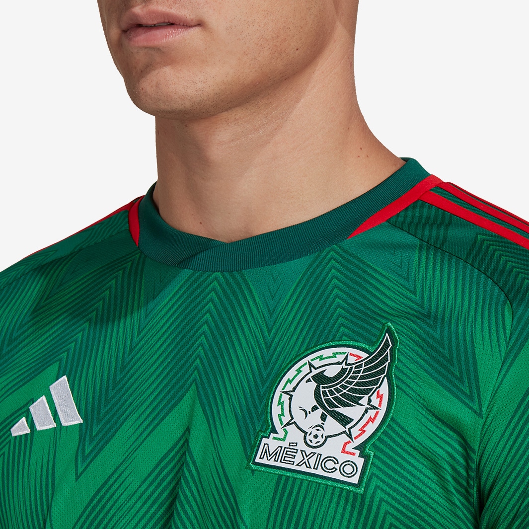 Maglia adidas Messico 2022 Primo Kit - Verde Vivido/Collegiate Verde ...